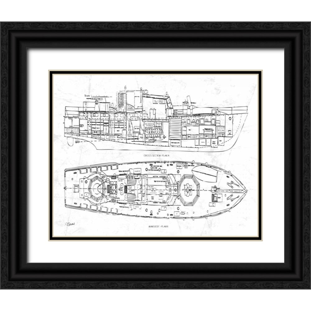 Stevens, Carole 14x12 Black Ornate Wood Framed with Double Matting Museum Art Print Titled ...