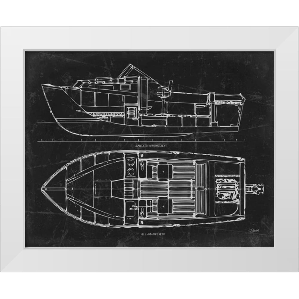 Stevens, Carole 24x20 White Modern Wood Framed Museum Art Print Titled ...