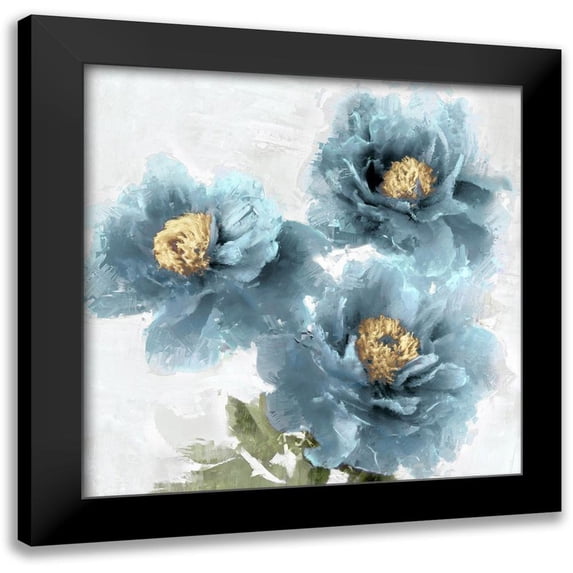 Stevens, Jesse 20x20 Black Modern Framed Museum Art Print Titled - Blue ...
