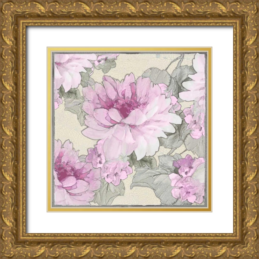 Stevens, Jesse 26x26 Gold Ornate Wood Framed with Double Matting Museum ...