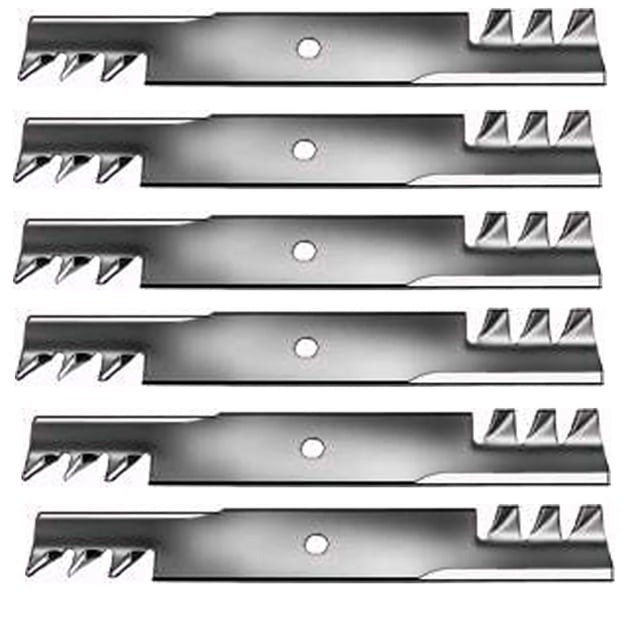 Stevens Lake Parts (6) Six Aftermarket Toothed Mulching Blades Fits Bad ...