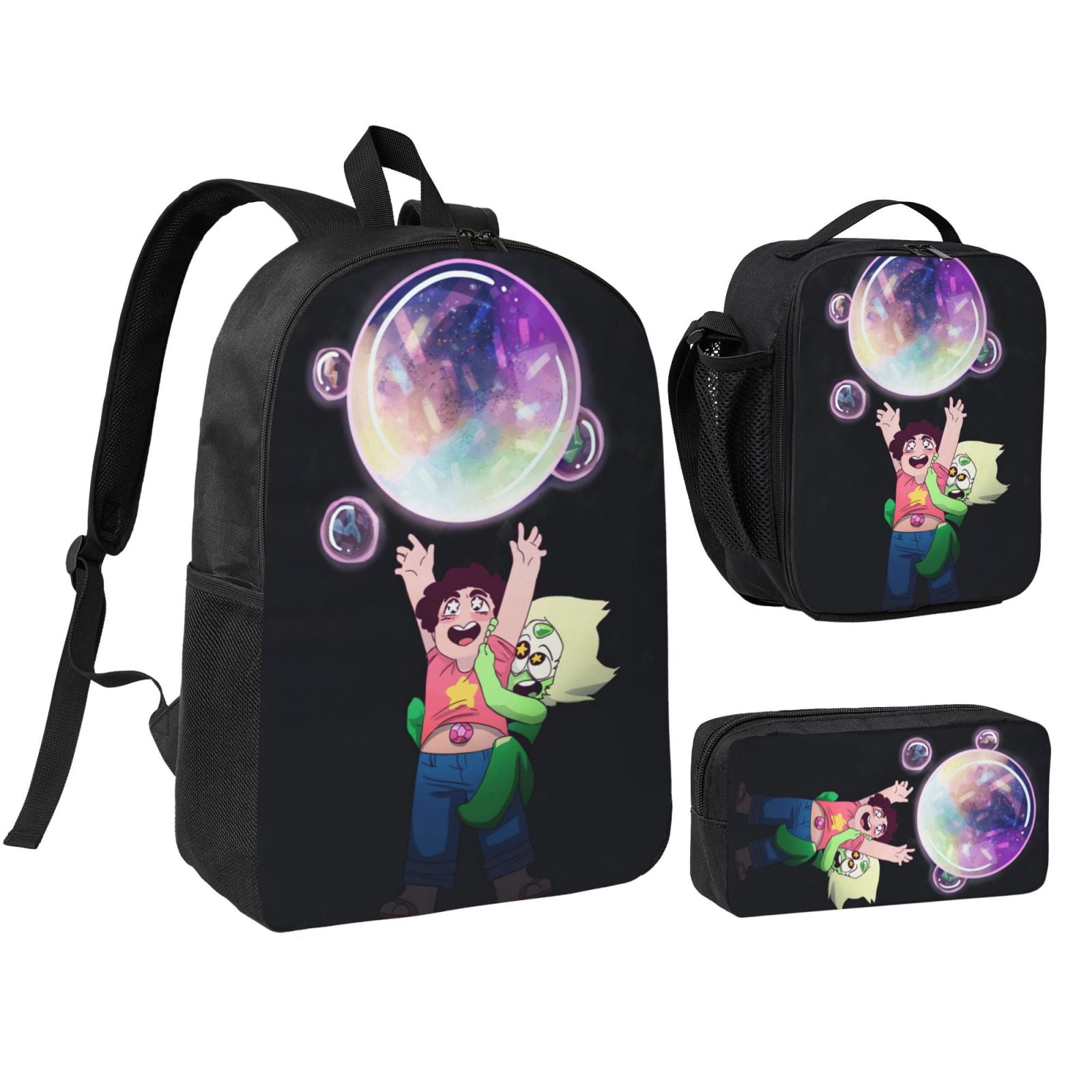 Stevens Universe Backpack Set 3-Piece , bag with lunch bag & case ...