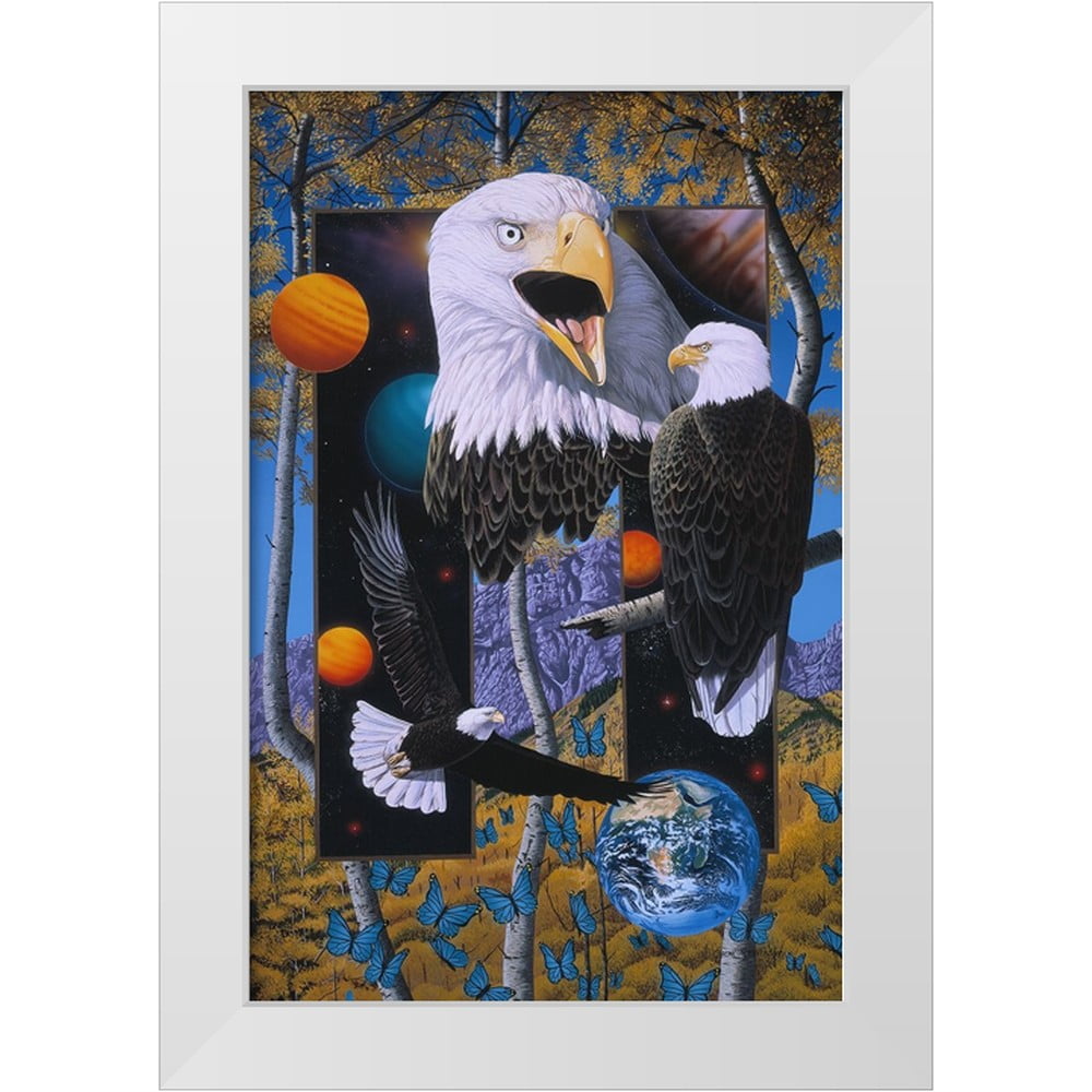 Stevenson, Graeme 17x24 White Modern Wood Framed Museum Art Print ...