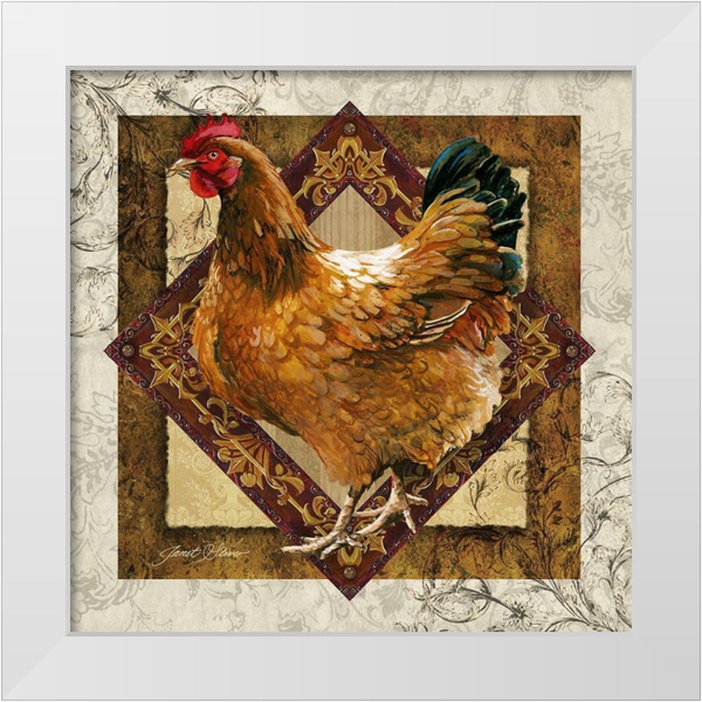 Stever, Janet 26x26 White Modern Wood Framed Museum Art Print Titled ...