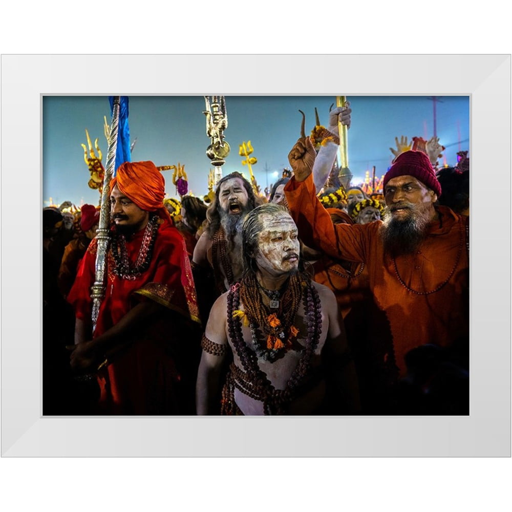 Steverson, Michael 18x15 White Modern Wood Framed Museum Art Print ...