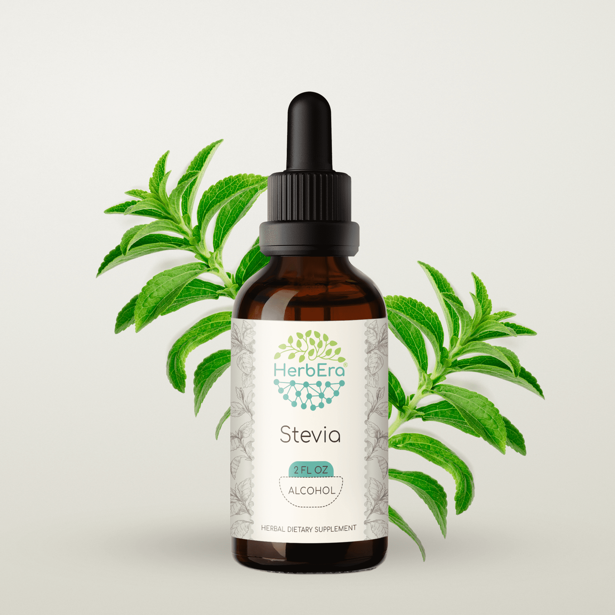 Stevia Alcohol Herbal Extract Tincture, Super-Concentrated Organic ...