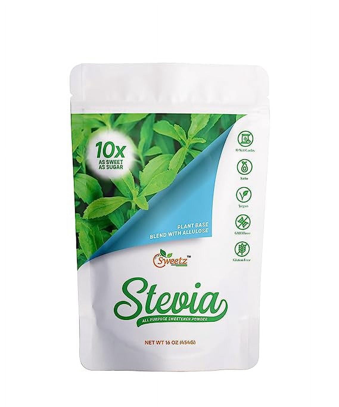 G-Sweetz Stevia – Allulose All Purpose Sweetener – 10X Sugar Sweetness ...