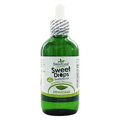 Stevia Clear Liquid By Sweetleaf - 4 Ounces Dropper Bottle - Walmart.com