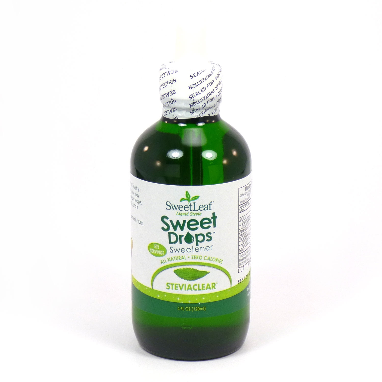 Stevia Clear Liquid By Sweetleaf - 4 Ounces Dropper Bottle - Walmart.com