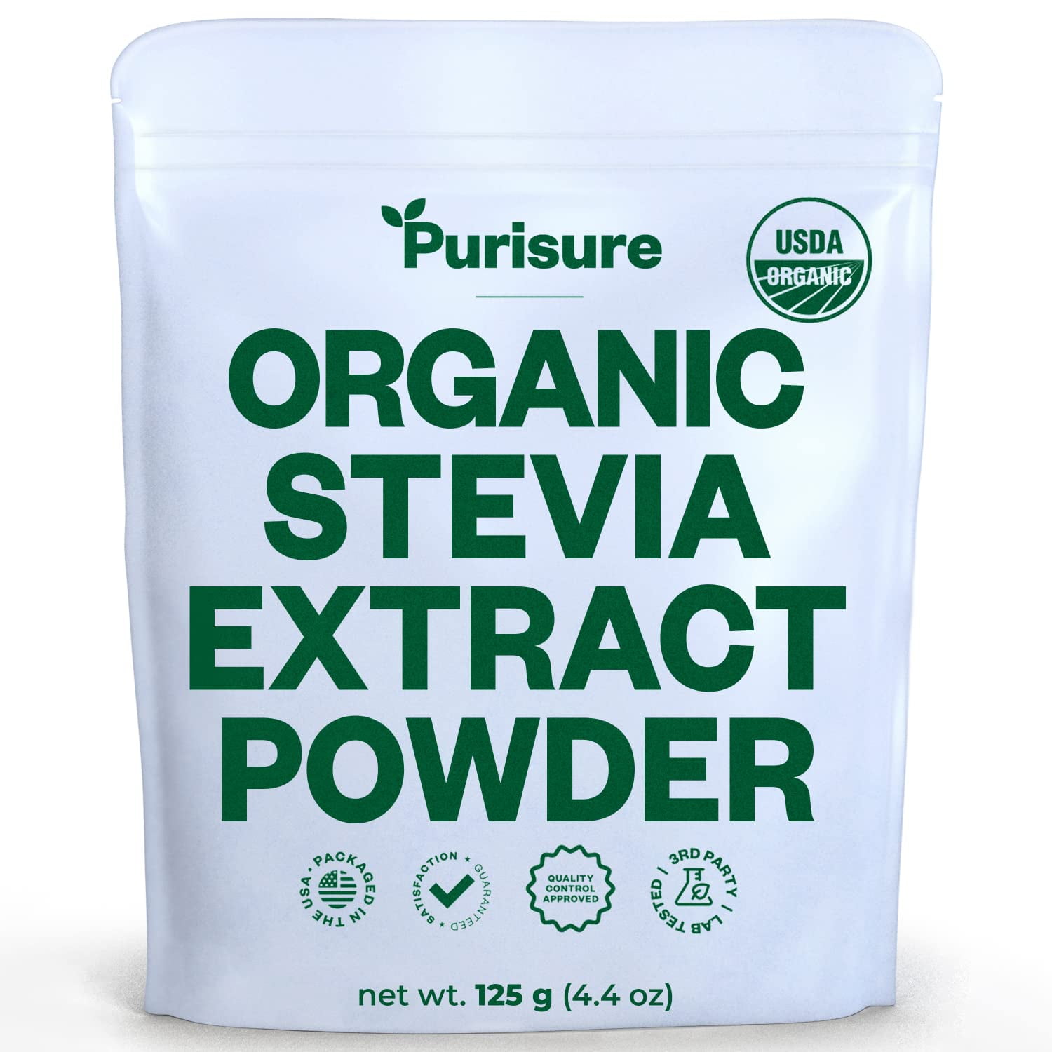 Stevia Concentrated Powder,125 g, Premium Zero Calorie Stevia Sweetener ...
