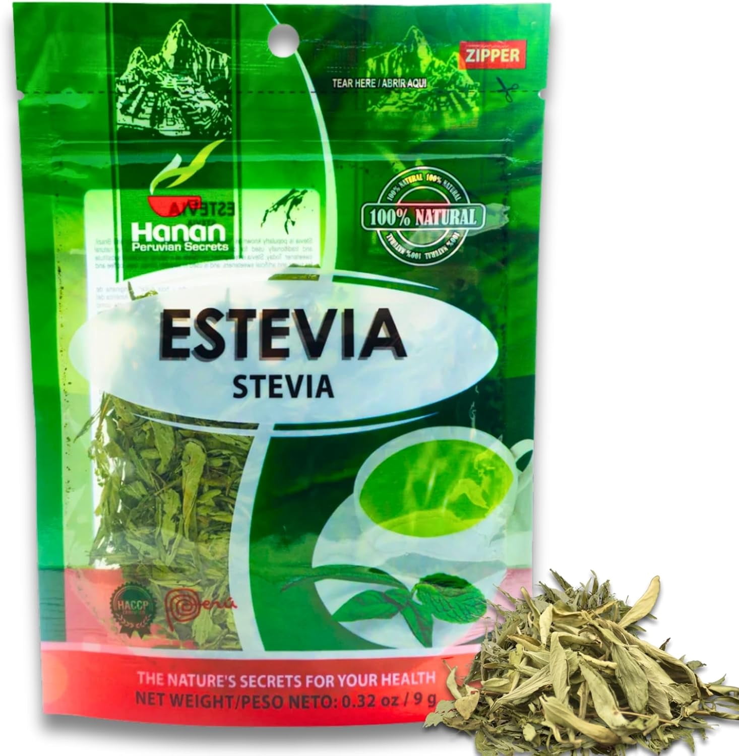 Stevia (Estevia) Loose Leaf Herbs - 9 g Natural Dried Stevia Leaves ...