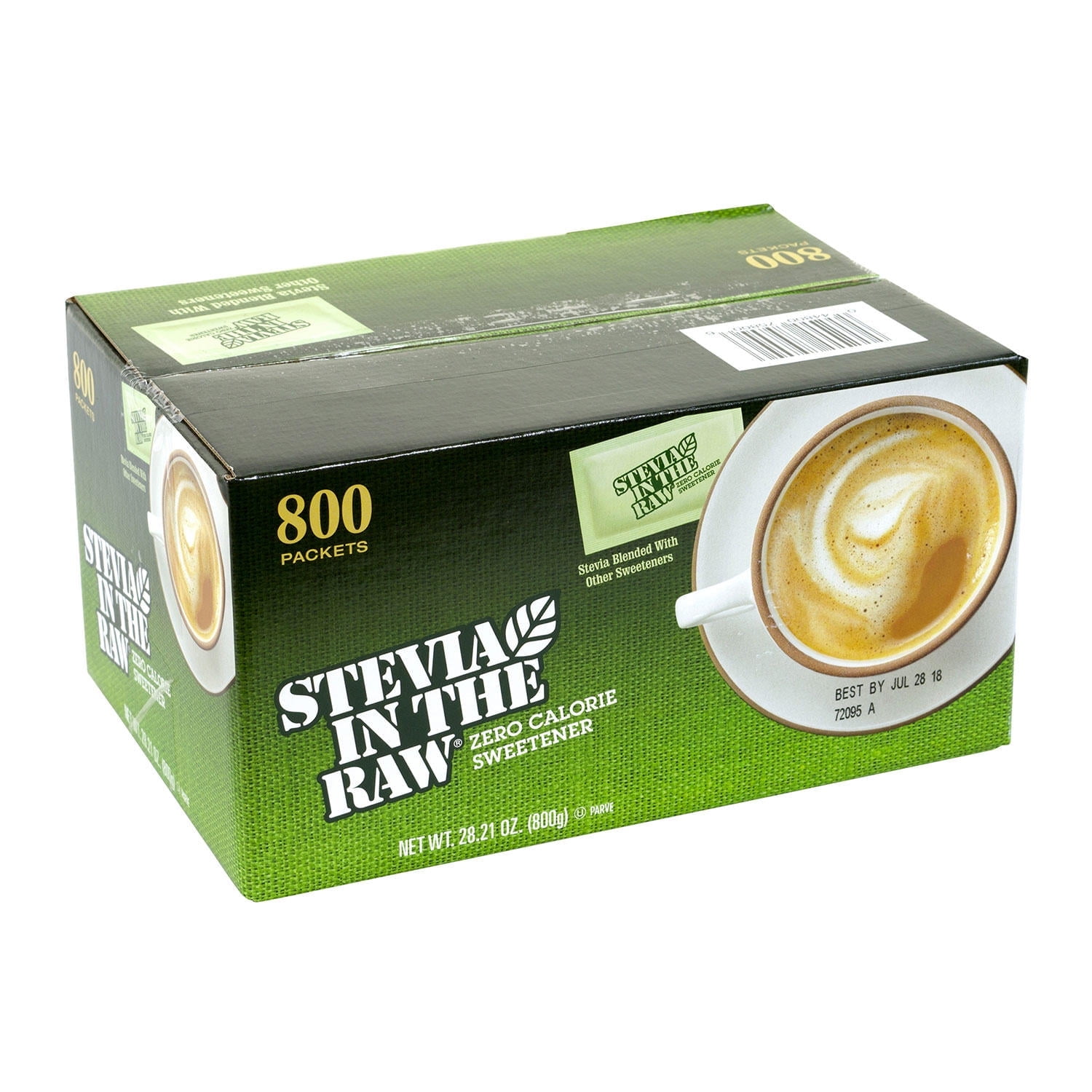 In The Raw Stevia Packets, 800 Ct, Sweetener, Suitable for Diabetics ...