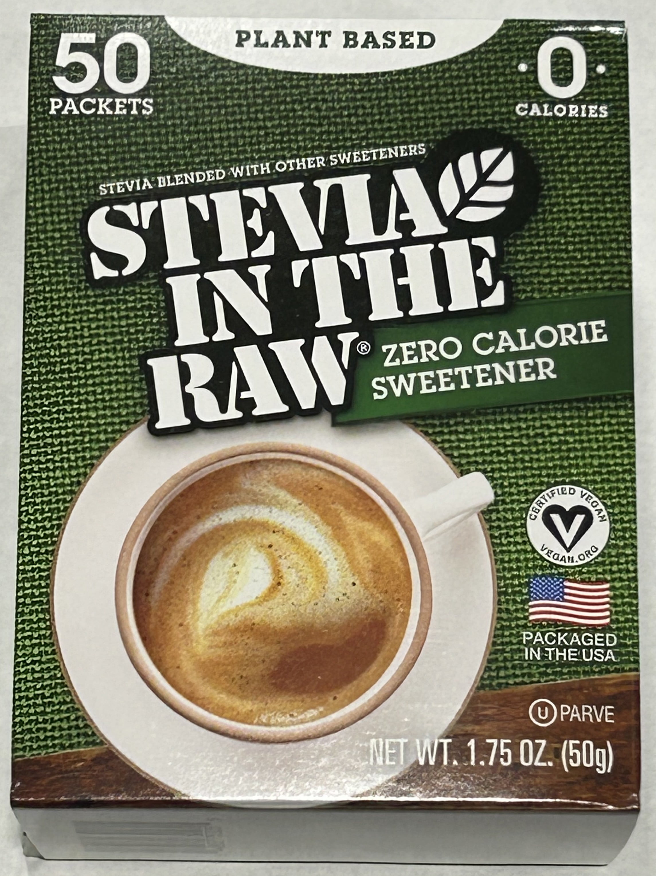 Stevia Sweetener In The Raw, 50-Count Packages (Pack of 6) - Walmart.com