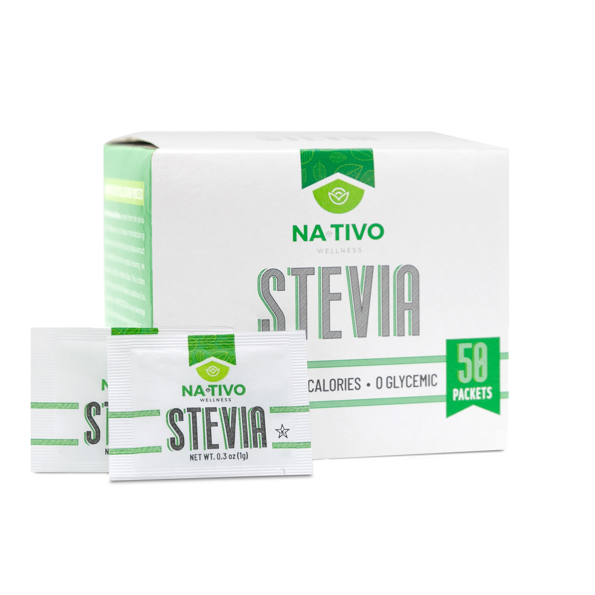 Stevia Zero Calorie Sweetener 50 packets, Keto Certified - Walmart.com