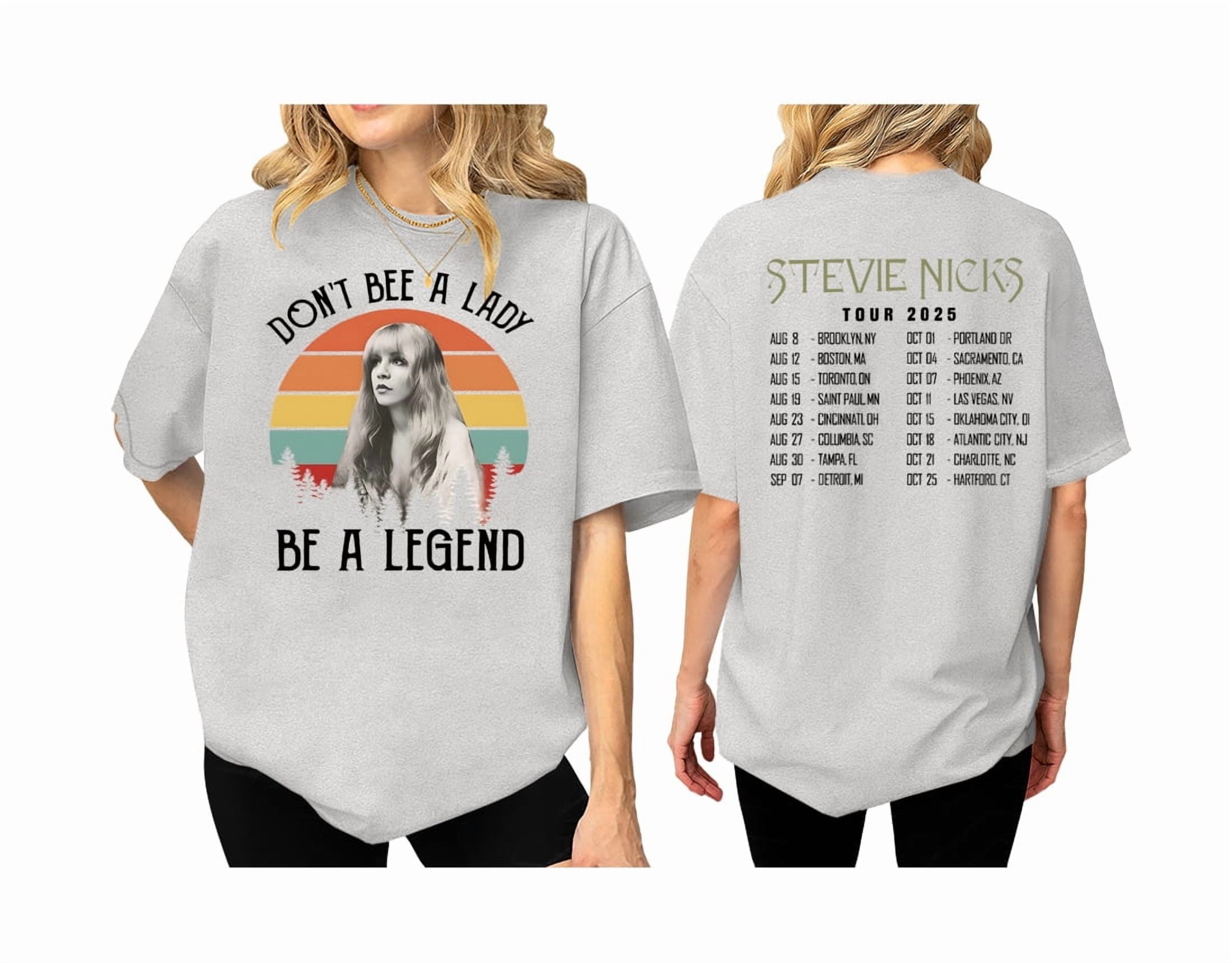 Stevie! Nicks 2025 Tour T-Shirt, 90s Vintage Fan Shirt, Dont Be A Lady ... Stevie! Nicks 2025 Tour T-Shirt, 90s Vintage Fan Shirt, Dont Be A Lady ...