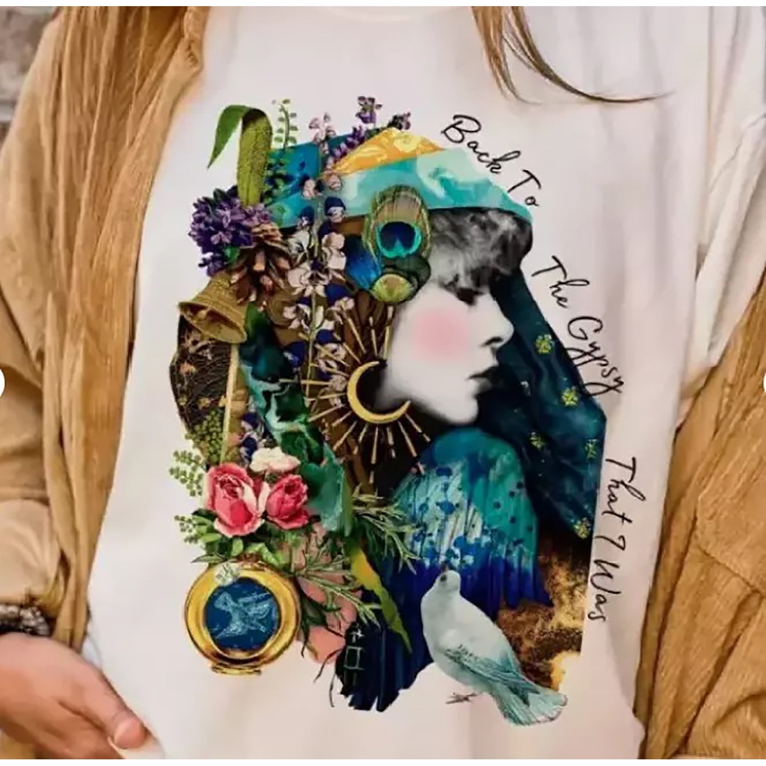 Stevie Nicks Shirt Back To The Gypsy That I Was Shirt New Tshirt For Fan