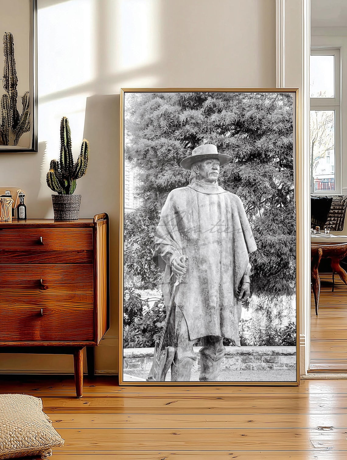 Stevie Ray Vaughan Srv Austin Statue Poster, Texas Music Decor Home ...