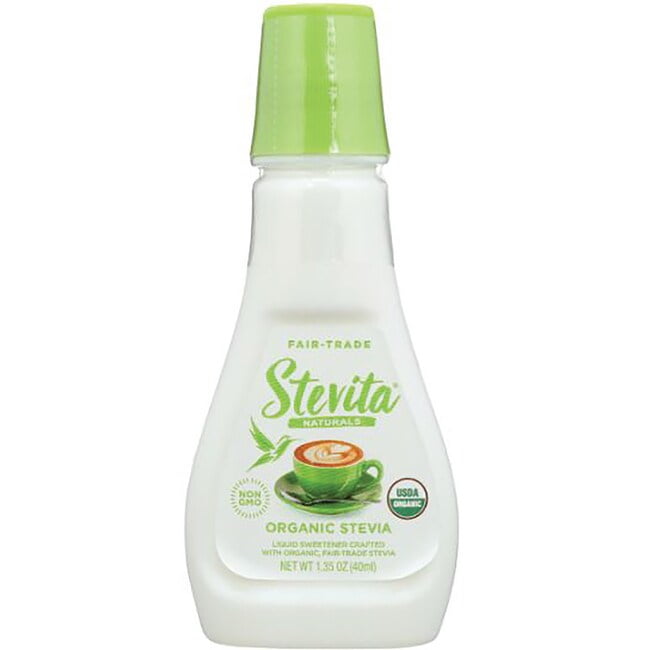 Stevita Organic Stevia Pure Drops Non-GMO Liquid Sweetener, 1.35 fl oz ...