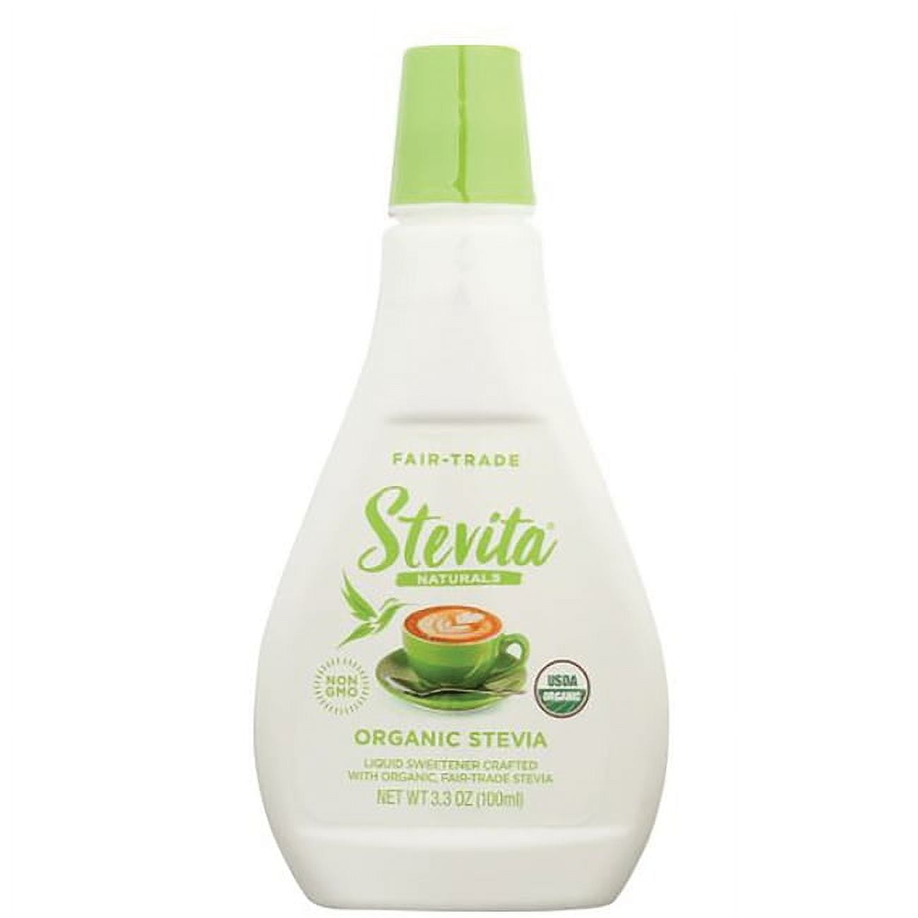 Stevita Organic Pure Stevia Liquid Extract - Plant Based, Zero Calorie ...