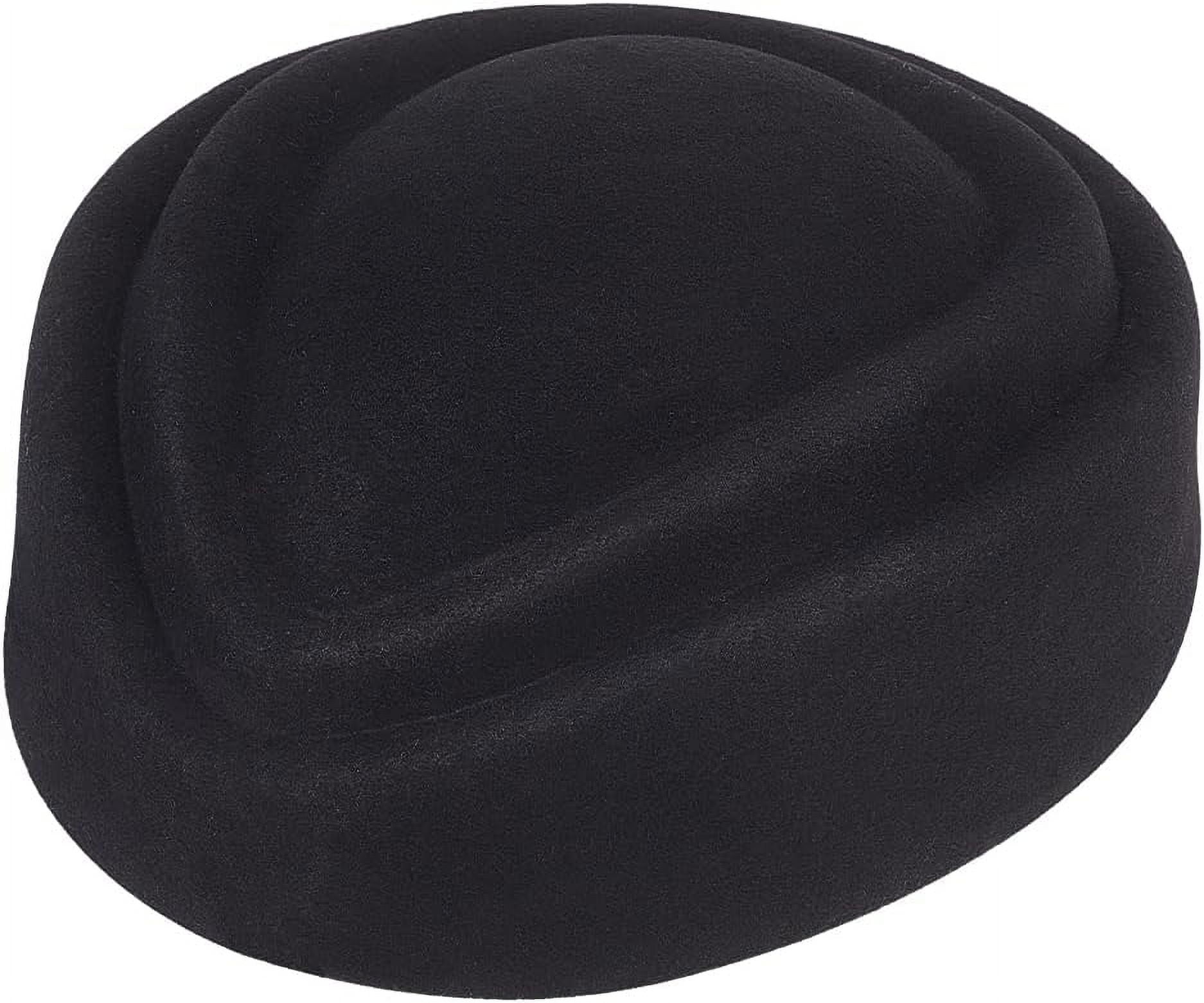 Stewardess Pillbox Hat 8.3X.7.1x3.5 Inch Black Fascinator Base Cap ...