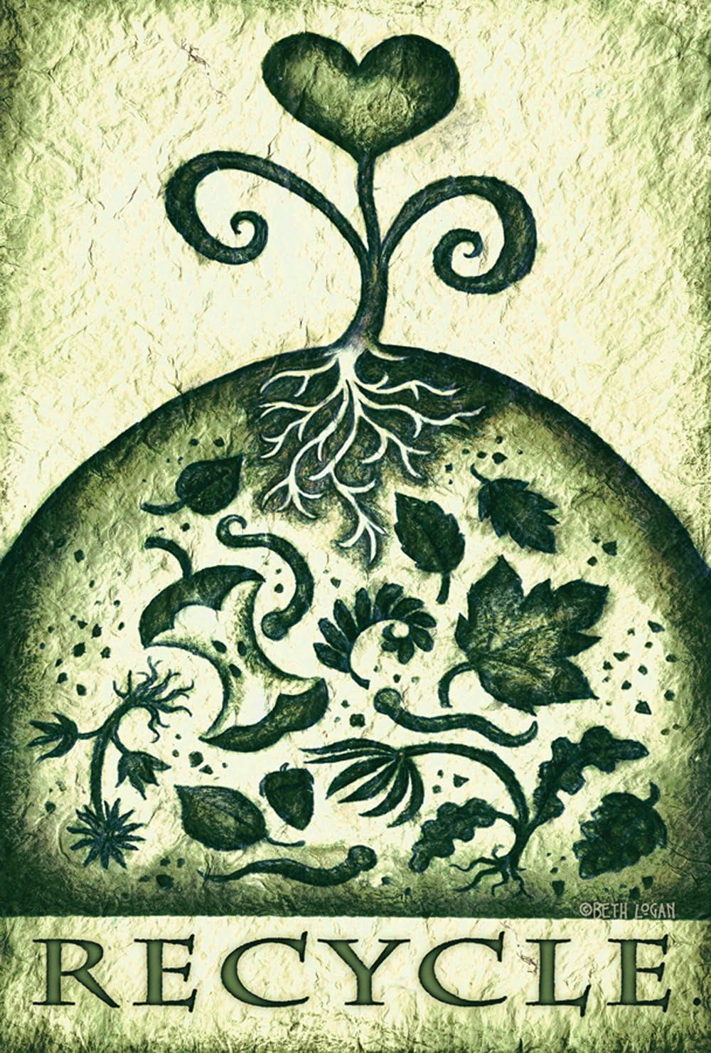 Stewards Of The Earth Recycle Flag 30x45 cm Double Sided for Outdoor ...