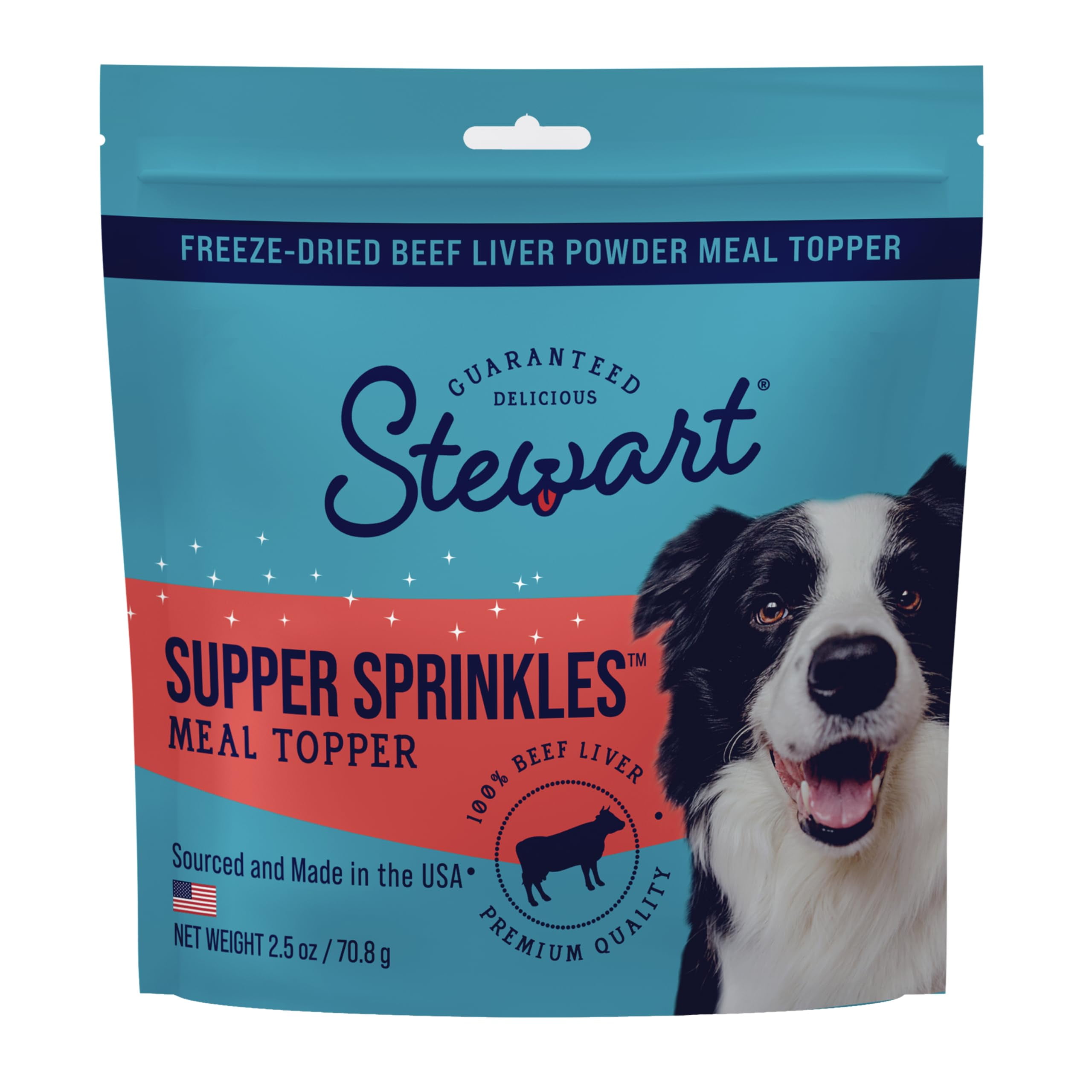Stewart Beef Liver Supper TMA2 Sprinkles, Dog Food Toppers, Beef Liver ...