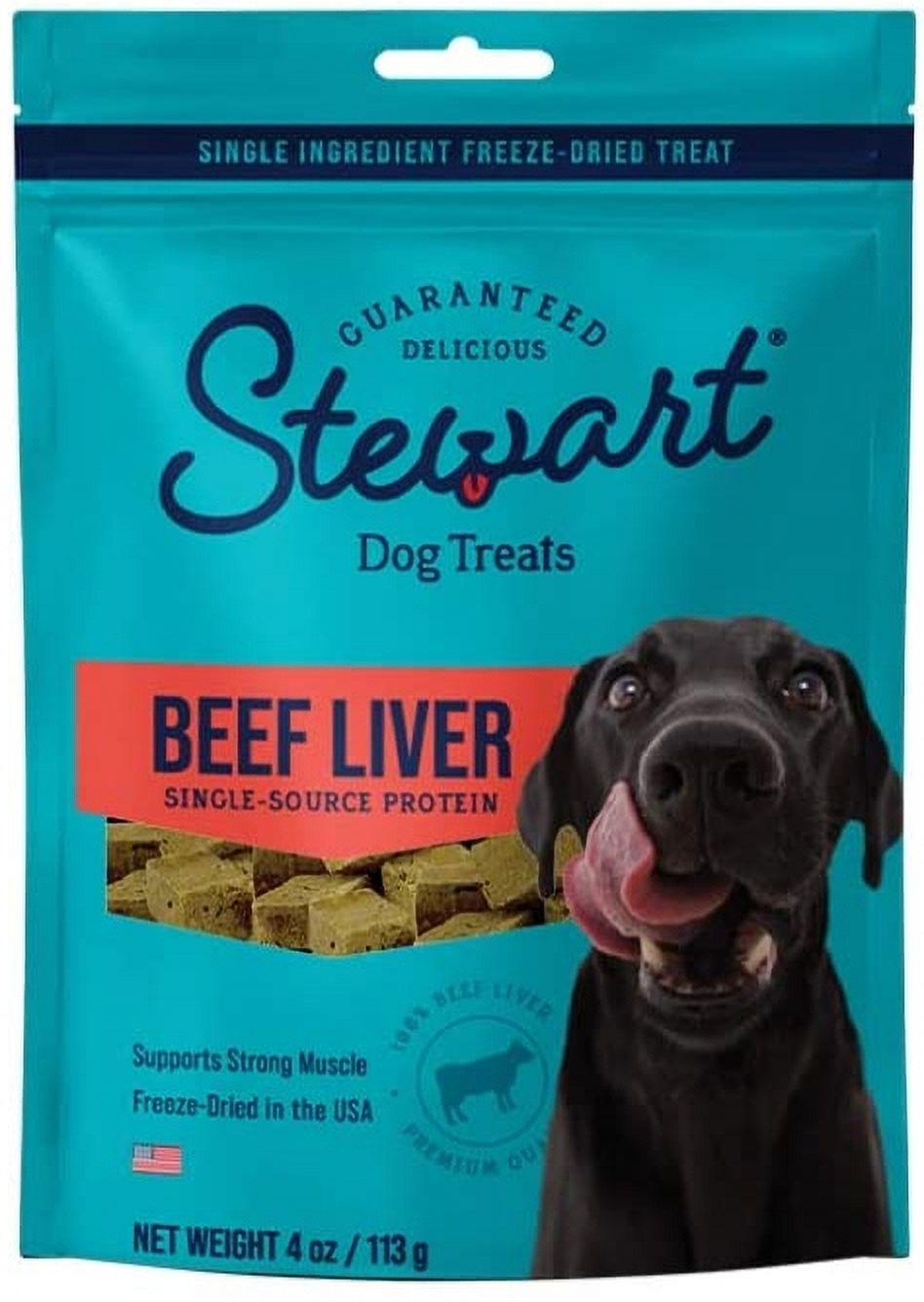 Stewart Freeze Dried Beef Liver Treats Resalable Pouch - Walmart.com