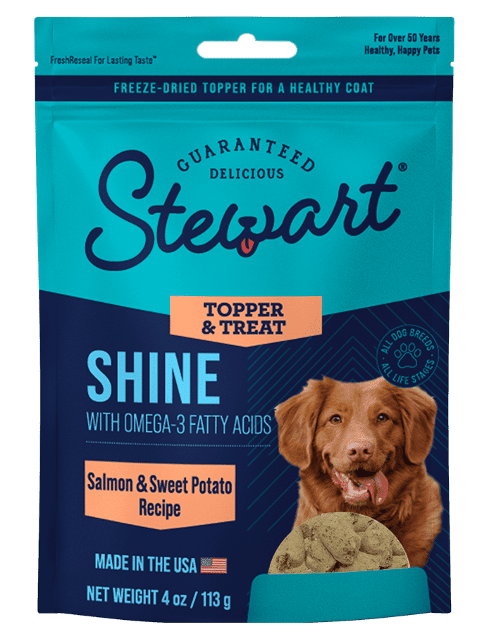 Stewart Freeze Dried Dog Food Topper Salmon & Sweet Potato 4 oz ...