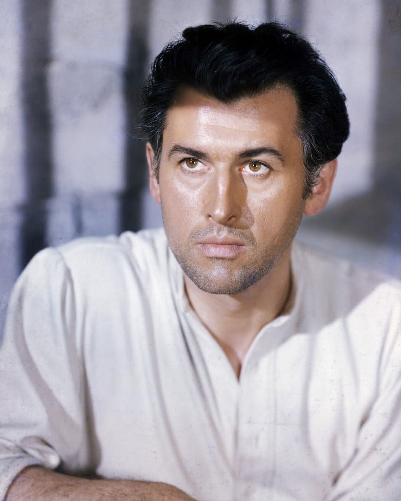 Stewart Granger 24X36 Classic Hollywood Poster Great Pose In White ...
