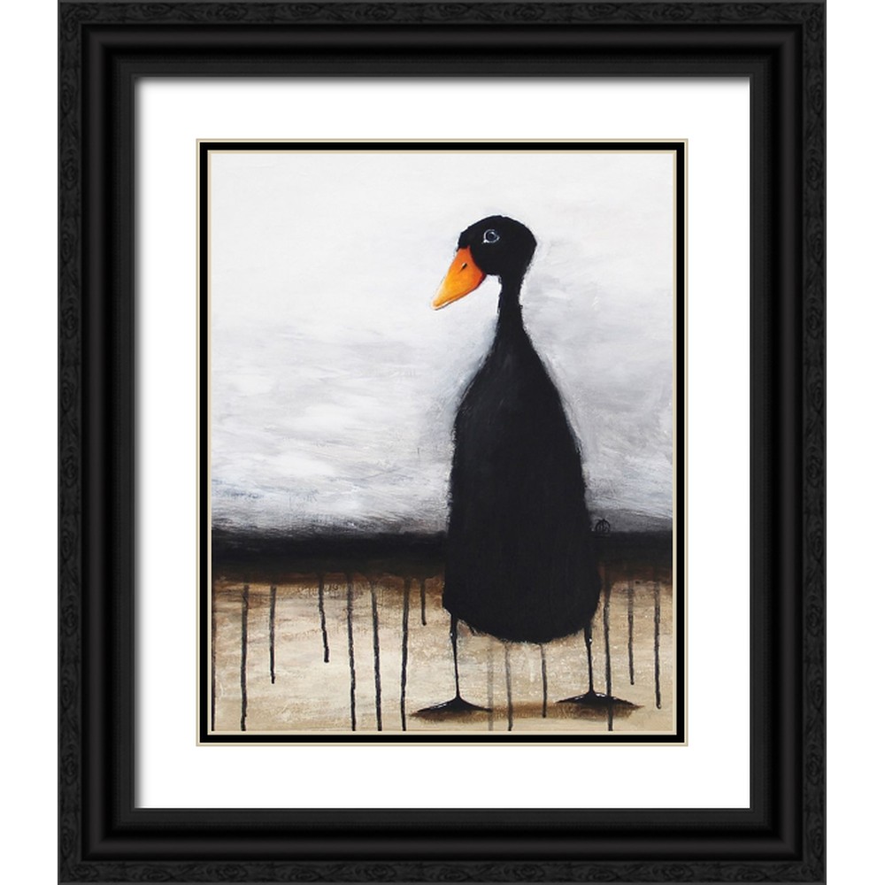 Stewart, Lucia 12x14 Black Ornate Wood Framed with Double Matting ...