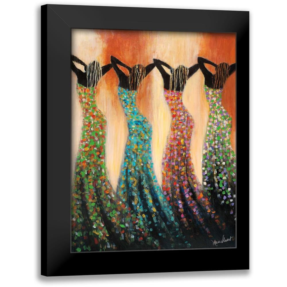 Stewart, Monica 12x14 Black Modern Framed Museum Art Print Titled ...