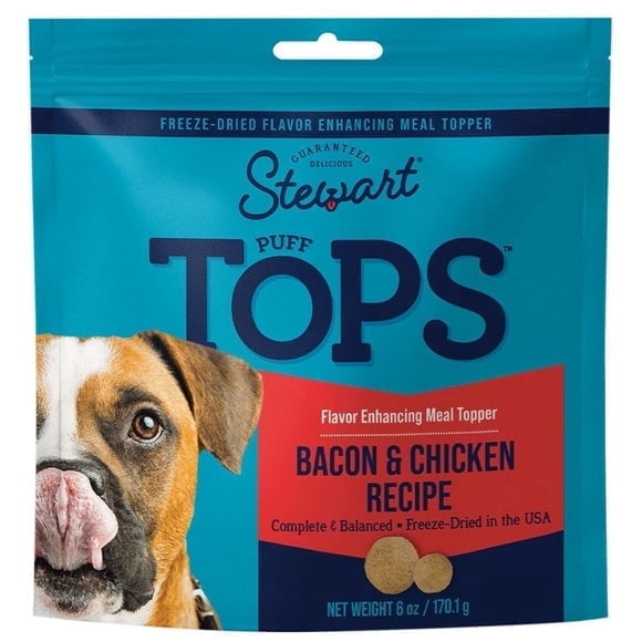 Stewart Freeze-Dried Dog Toppers with Sweet Potatoes, Protein, Omega ...