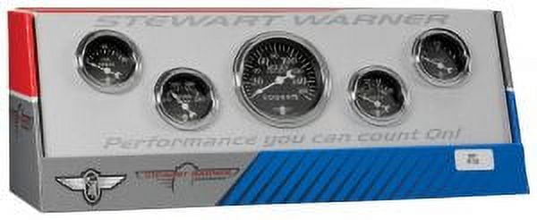 Stewart Warner 82227 Wing-Series 5-Gauge Kit Mechanical and Electrical ...
