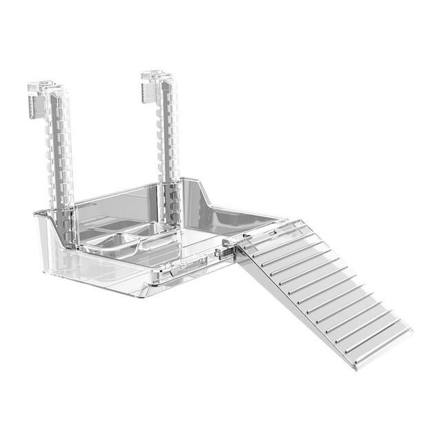 Stgfyxgs Aquatic Reptile Basking Tortoise Resting Terrace with Ramp ...