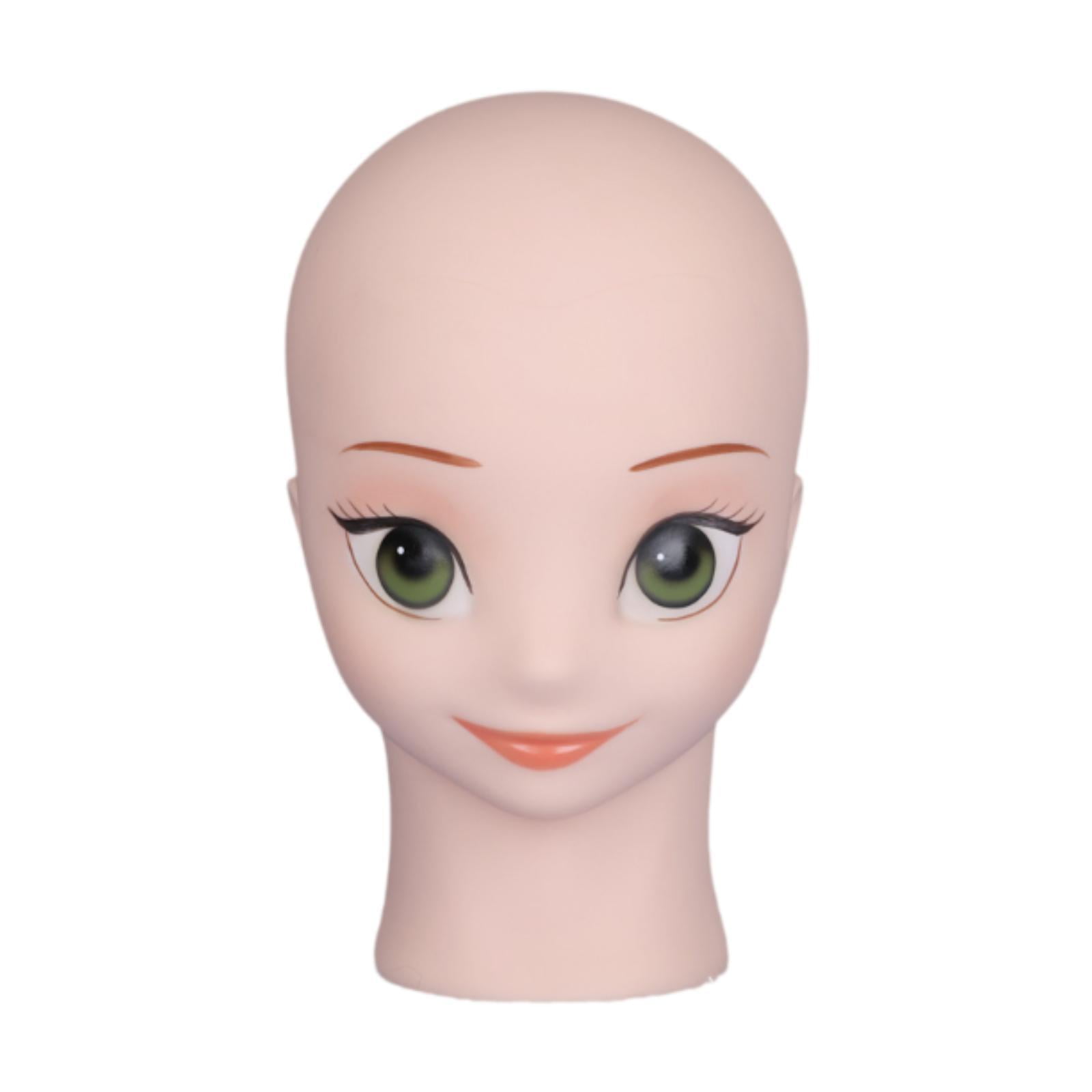 Stgfyxgs Bald Mannequin Head Training Head for Making,Sturdy ...