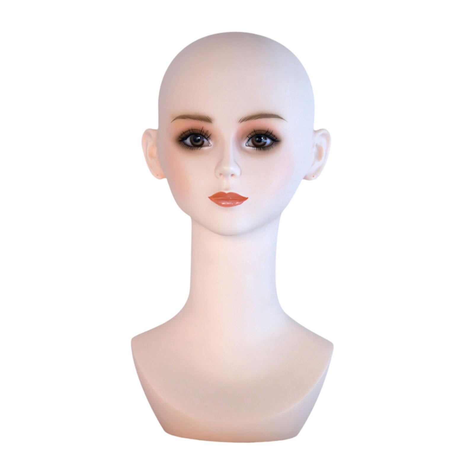 Stgfyxgs Cosmetology Mannequin Head Model Display Stand Hat Rack ...