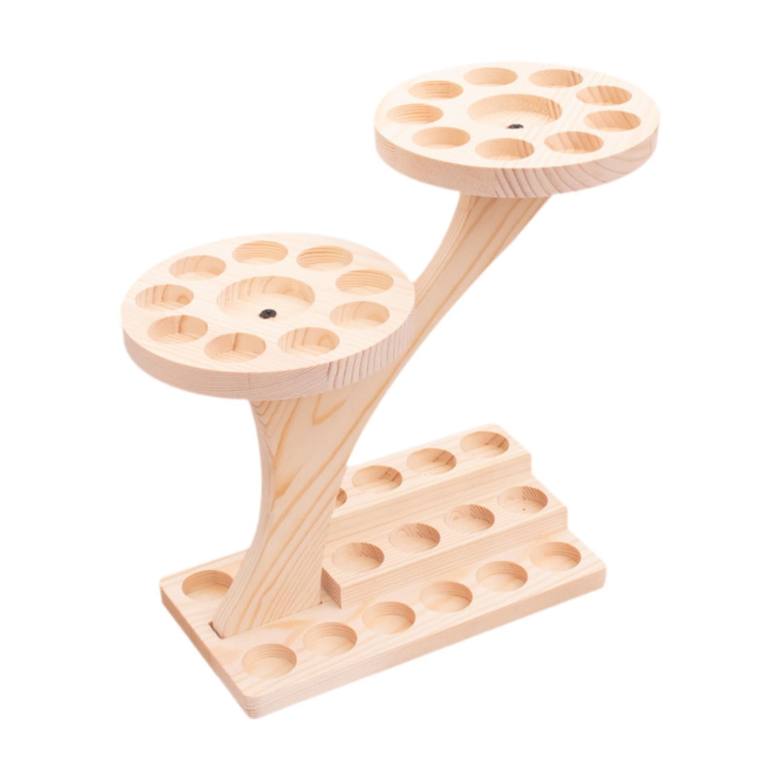 Stgfyxgs Essential Oil Bottles Wooden Storage Display Stand Fragrance ...