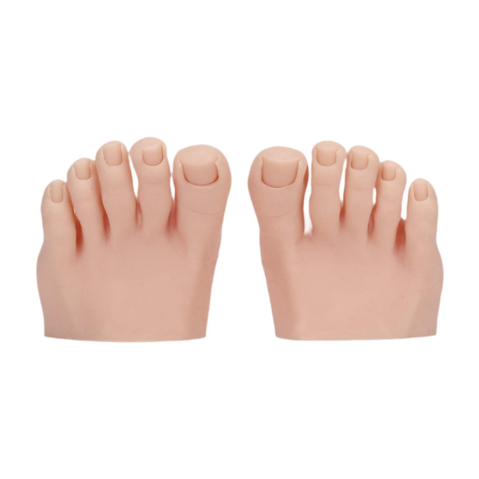 Stgfyxgs Practice Fake Foot Model Nail Mannequin Art Training ...