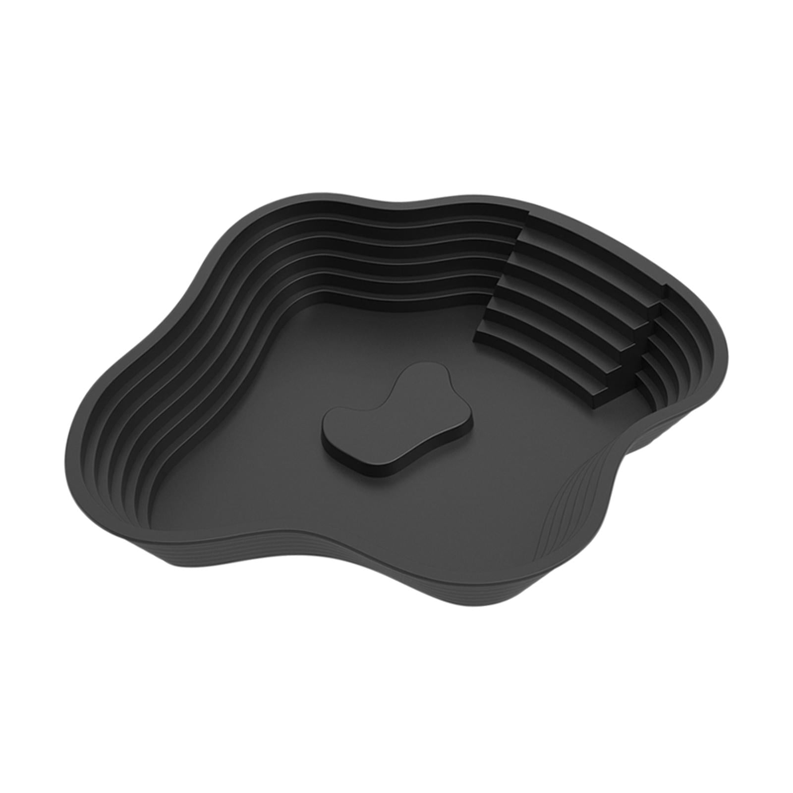 Stgfyxgs Reptile Food Water Bowl with Ramp Turtle Bathing Pool Aquarium ...