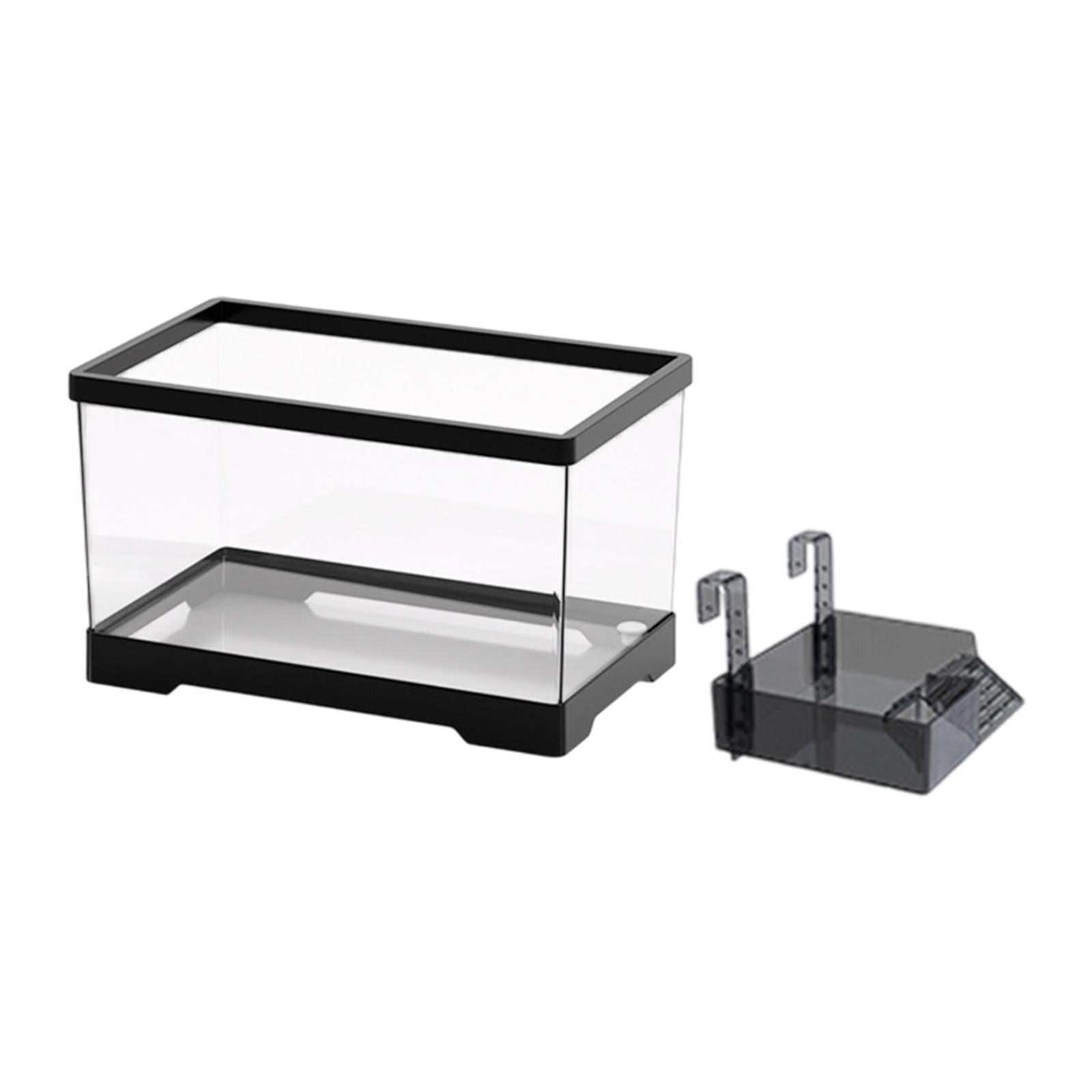 Stgfyxgs Turtle Tank Aquarium Hideout Hatching Area Feeding Box with ...