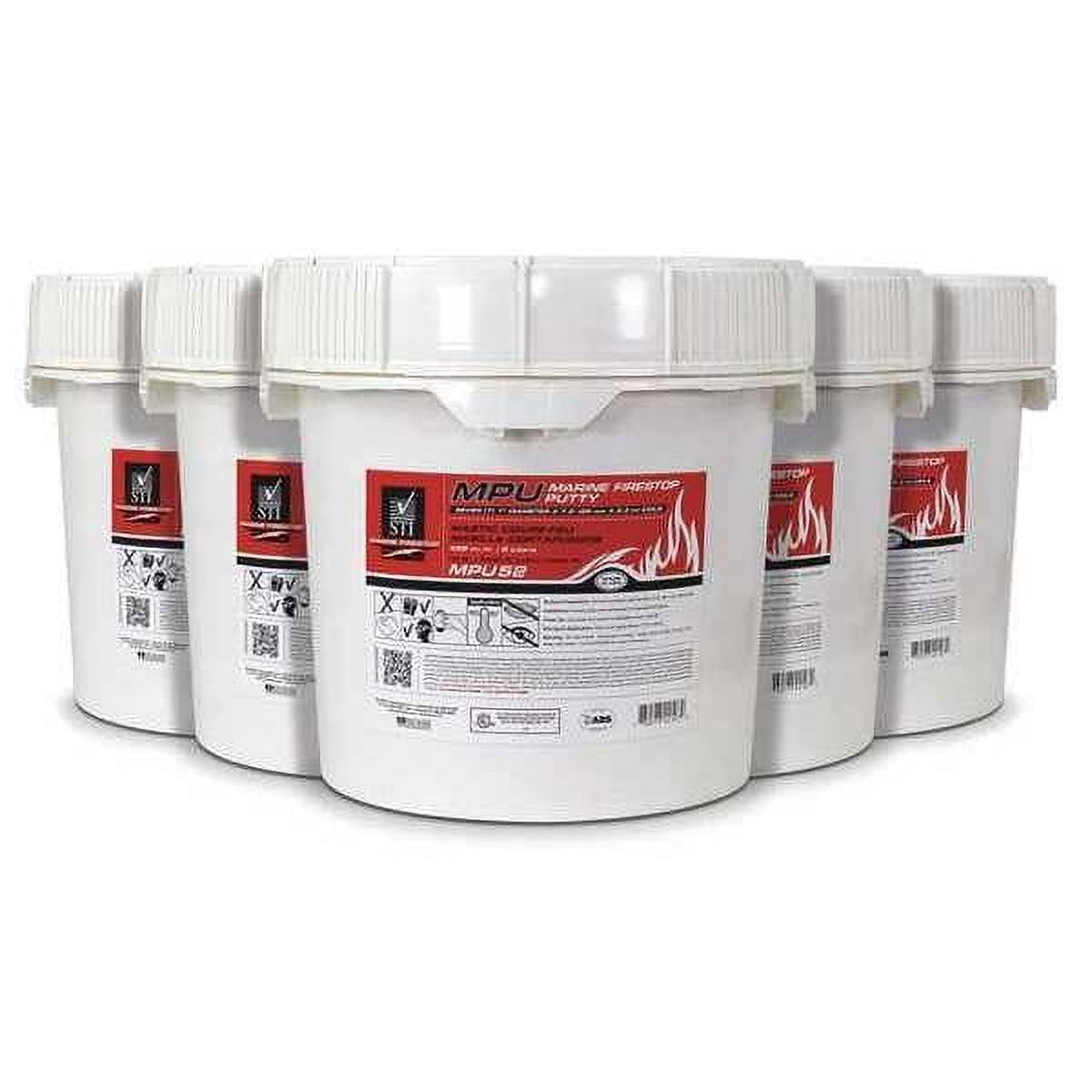 Sti Marine Marine Firestop Putty,5 gal. Size,Red MPU52 - Walmart.com