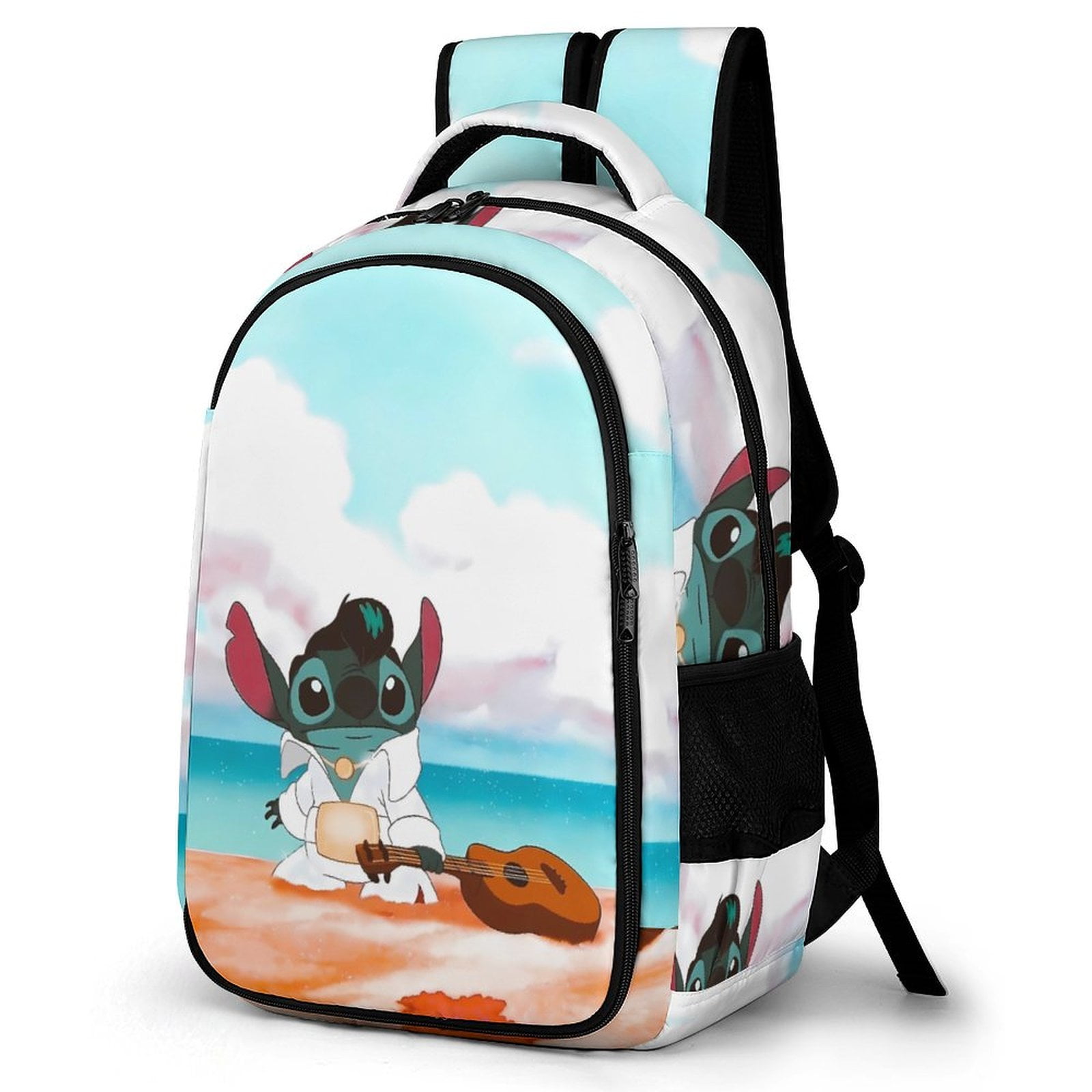 Sti-tch Backpack, Lightweight Dual Zippers School Backpacks Adjustable ...