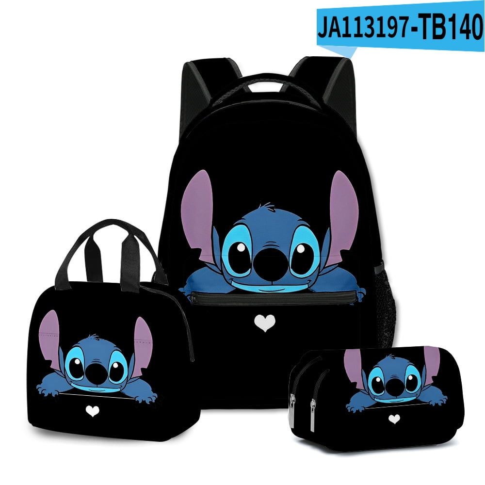 Sti-tch a three-piece set of cartoon-printed backpack, lunch bag and ...
