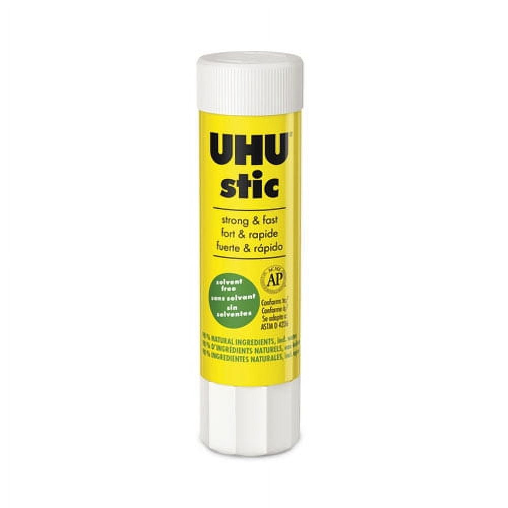 Stic Permanent Glue Stick, 0.29 Oz, Dries Clear | Bundle of 10 Each ...