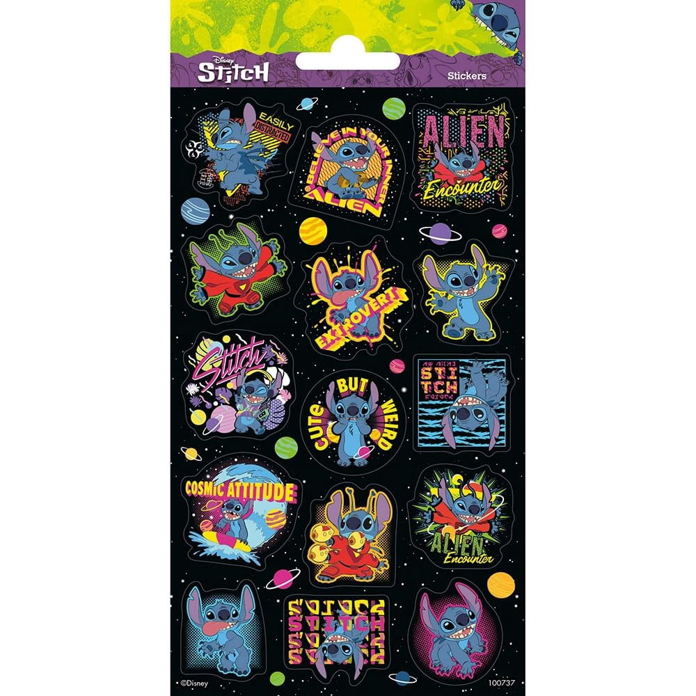 Stich Glitter Stickers Pack - Walmart.com