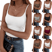 Sokhug Women Camisole Shelf Bra Cami Adjustable Spaghetti Strap Tank ...