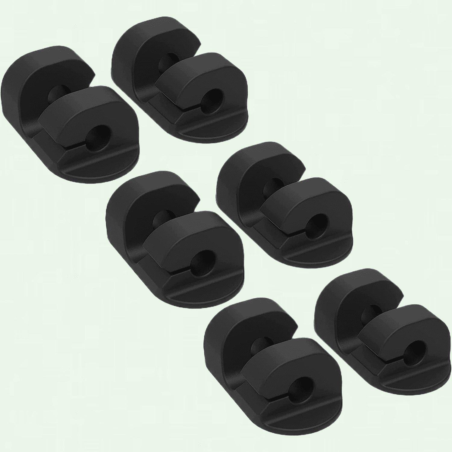 Adhesive Cable Management Clip Organizers (6-pk) - Keep Your Cords ...