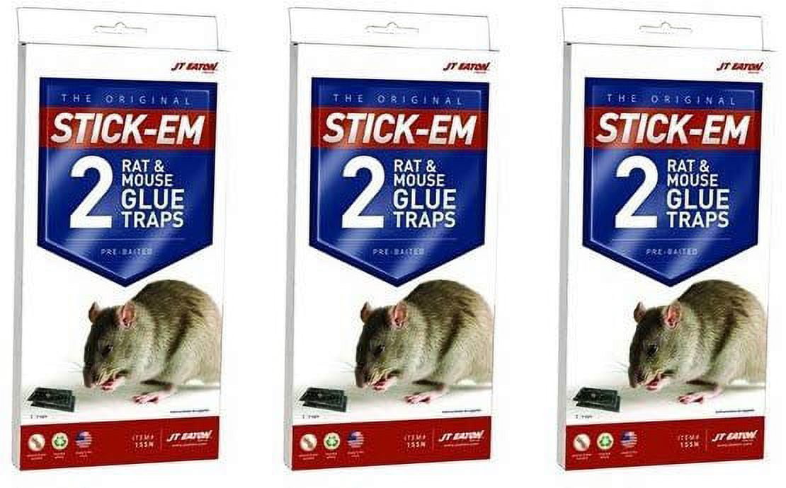 Stick-Em Rat and Mouse Glue Trap - Walmart.com
