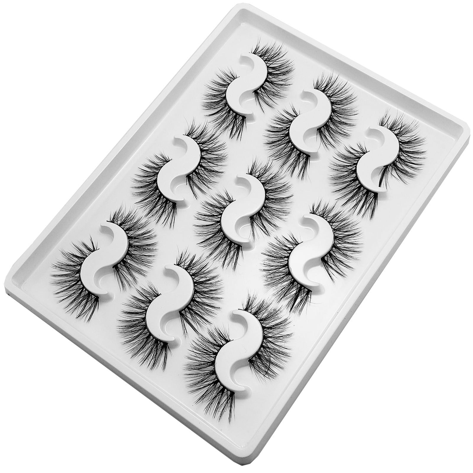 Stick on Eyelashes Table Stand Boxes Packaging Bulk 100 Lashes by Faces ...