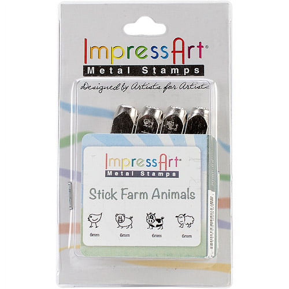 Stick Farm Animal Stamp Pack - Walmart.com